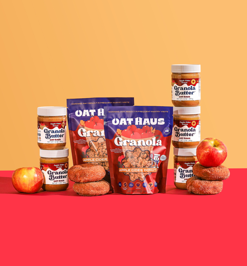 Introducing... Apple Cider Donut Granola Butter! & GRANOLA!!!! 🍎 – Oat Haus