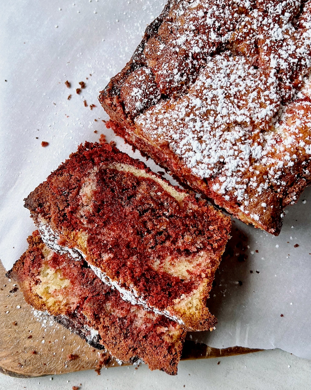 Marbled Red Velvet Pound Cake (& Red Velvet Drop #2!!) – Oat Haus